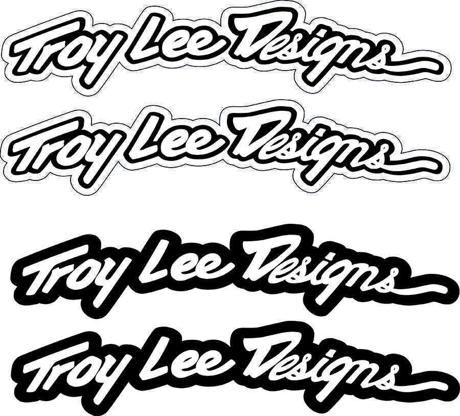 Autocollants arrondis TLD Troy Lee Designs