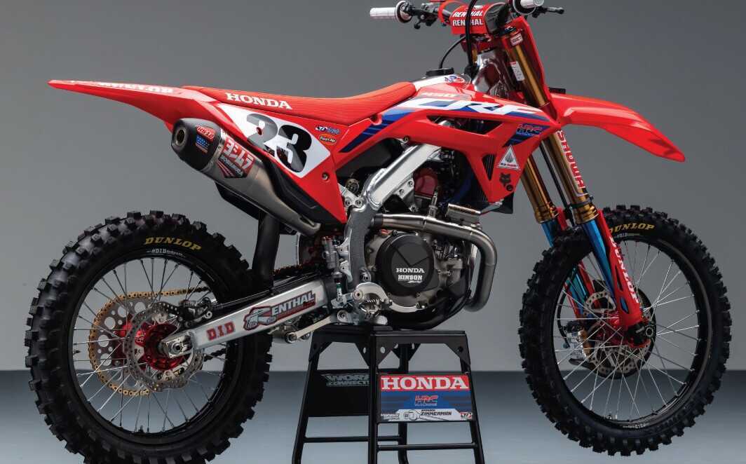 Kit déco moto cross Honda HRC 2023
