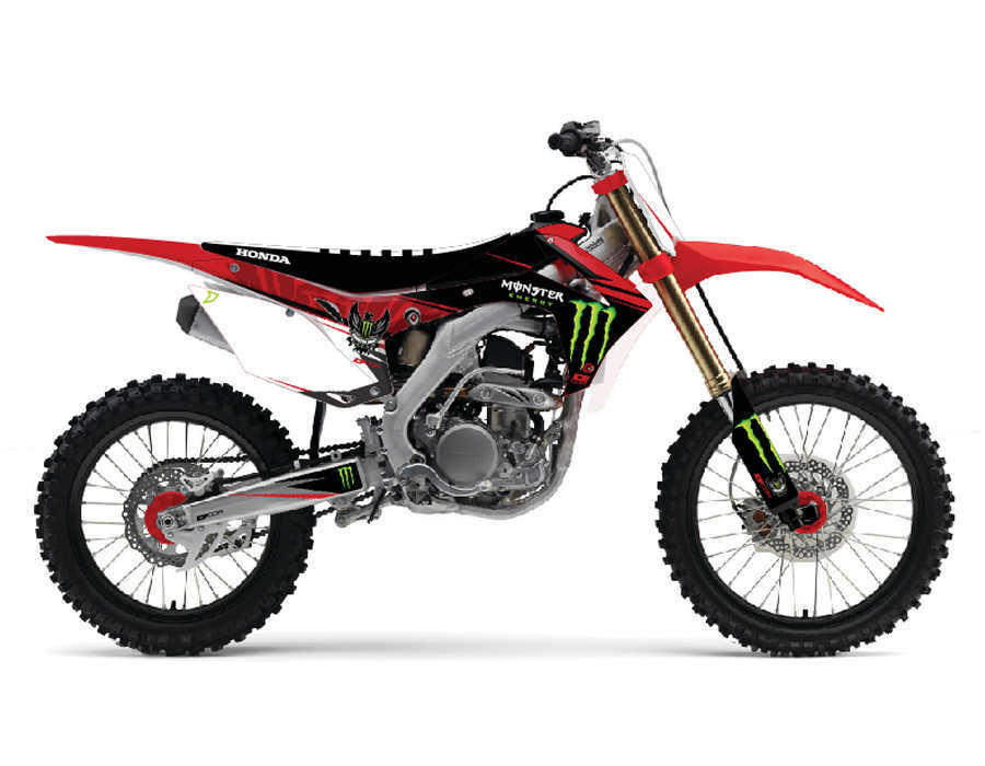 Kit déco motocross Honda Monster Energy - D'Cor