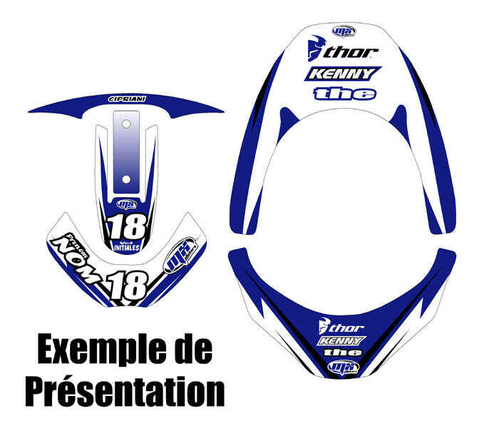 Kit déco personnalisé Leatt Brace 6 Autocollants