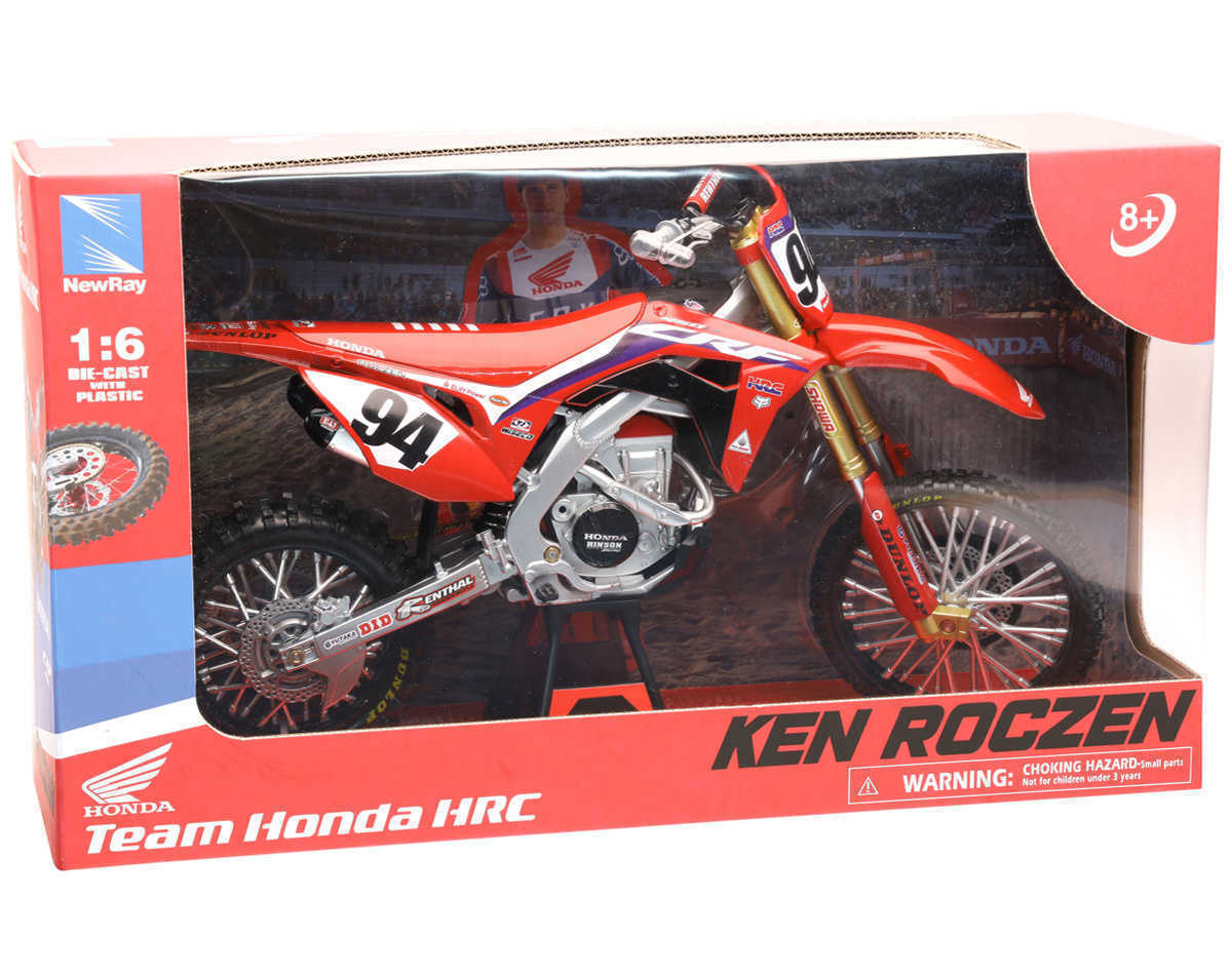 Moto NewRay Honda 450 CRF Ken ROCZEN - Echelle 1/6°