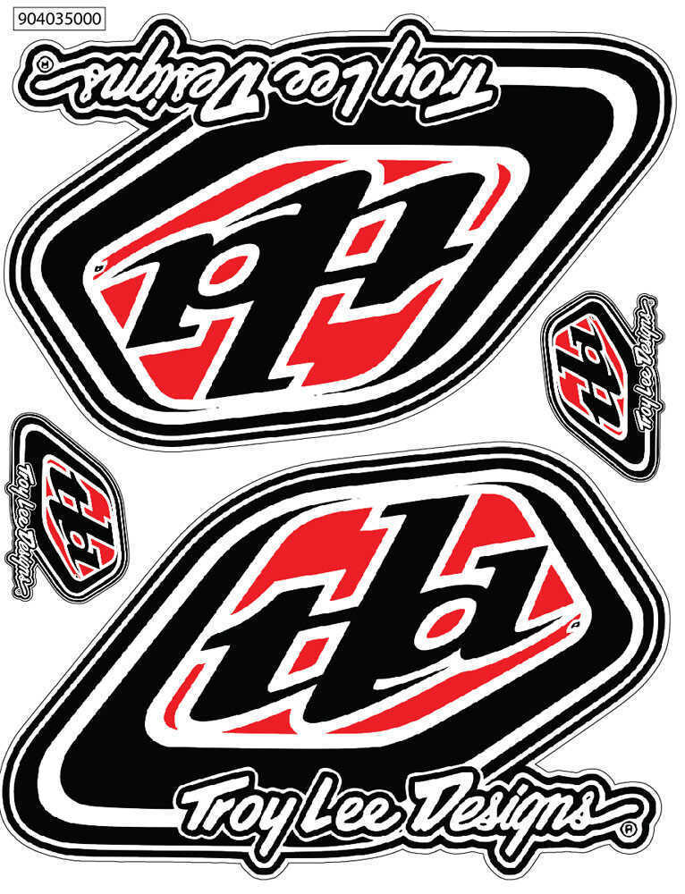 Planche d'autocollants Factory Pack Troy Lee Designs